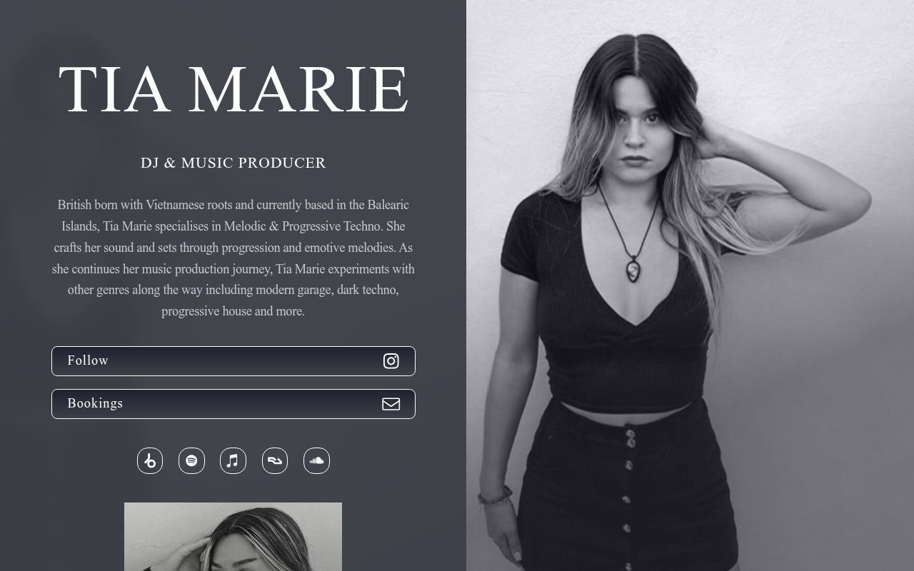 TIA MARIE DJ & PRODUCER
